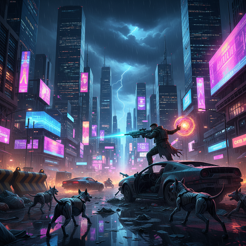 Cyber Hounds Uprising - 3D Open World by Jabali AI